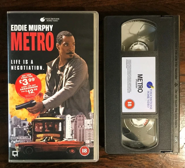 METRO Eddie Murphy VHS Video Movie BIG CASE Ex rental EUR 10,35 ...