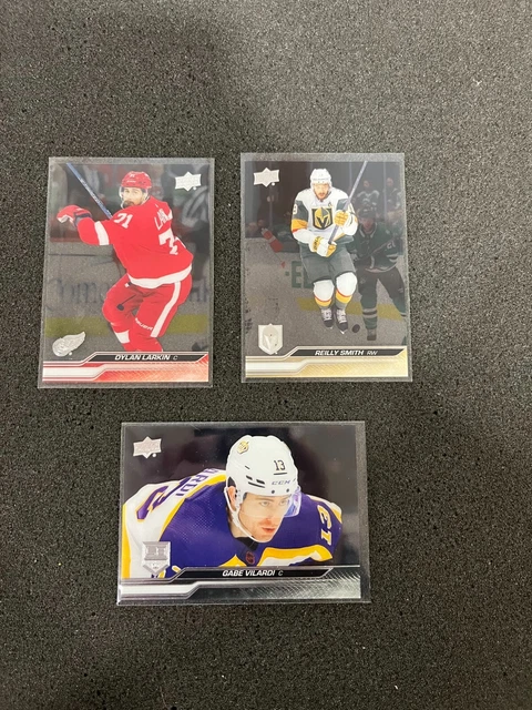 2023-24 UPPER DECK Series 2 coupe claire Gabe Vilardi Dylan Larkin ...