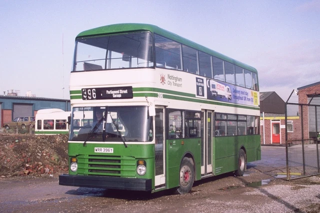NOTTINGHAM CITY TRANSPORT Dennis Falcon 396 6x4 Bus Photo EUR 3,78 ...