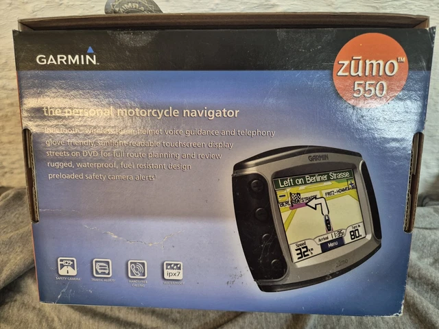 MOTORRAD NAVIGATION GARMIN Zumo 550.Mit Sämtlichen Zubehör. EUR 150,00 ...