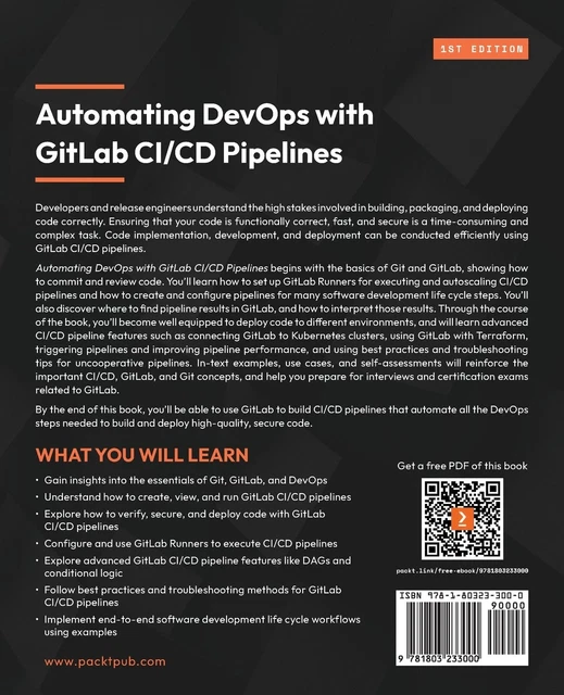 AUTOMATING DEVOPS WITH GitLab CI/CD Pipelines, Build efficient $74.73 - PicClick AU