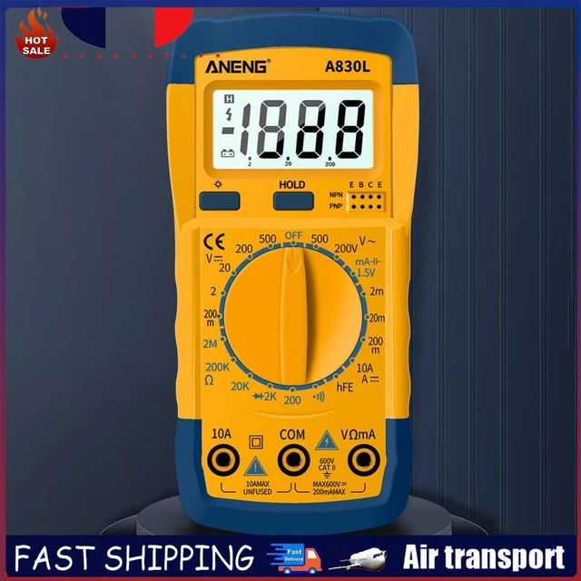 # A830L DIGITAL Multimeter Amper Gauge Buzzer Measuring Instruments ...