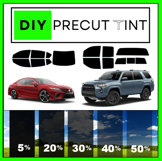 DIY PRECUT PREMIUM Ceramic Window Tint Fits ANY Toyota 2000-2023 (ALL ...