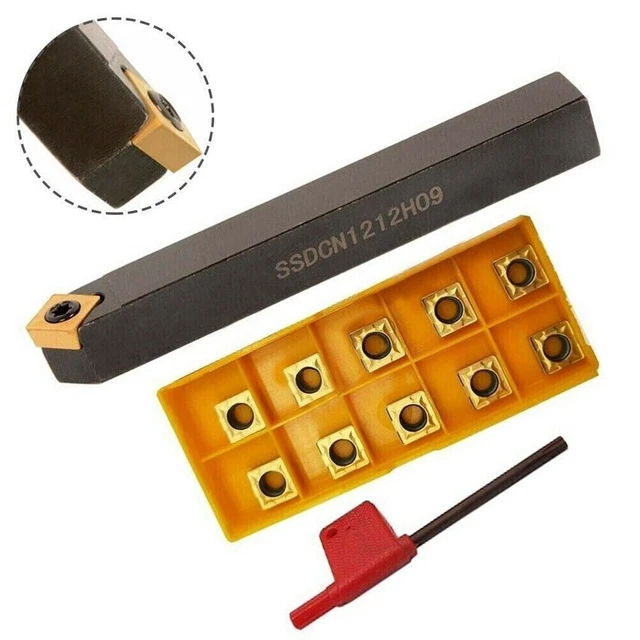 SUPPORT DE TOURNAGE externe Precision 45 degr s avec insert en carbure ...