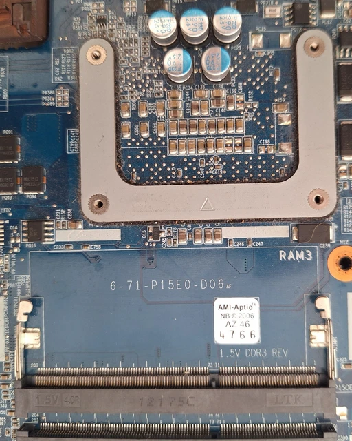 WORKING CLEVO NOVATECH P170Em Motherboard 6-71-P15E0-D06 £31.92 ...