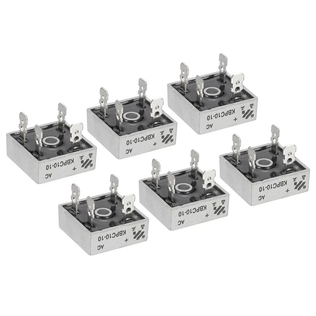 KBPC10-10 RECTIFIER DIODE, 6 Pcs Bridge Rectifier 10A 1000V Diodes ...