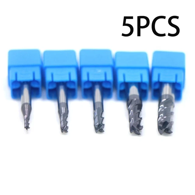 PROFESSIONAL CARBIDE END Mill Assortment 5pcs HRC50 50mm Length Flat Bottom $30.70 - PicClick AU