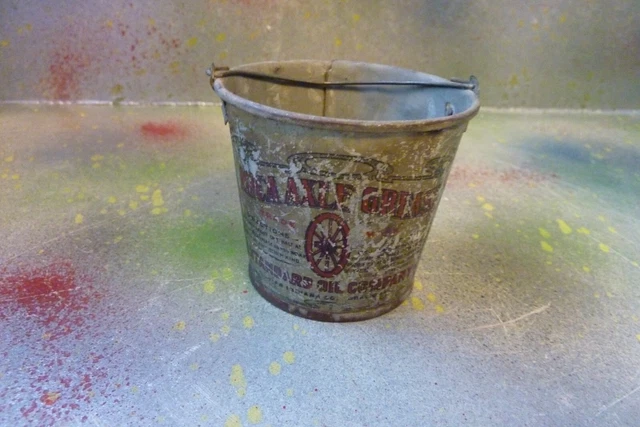 VINTAGE SATANDARD OIL Co. Advertising Salesman Sample Mica Axle Grease ...