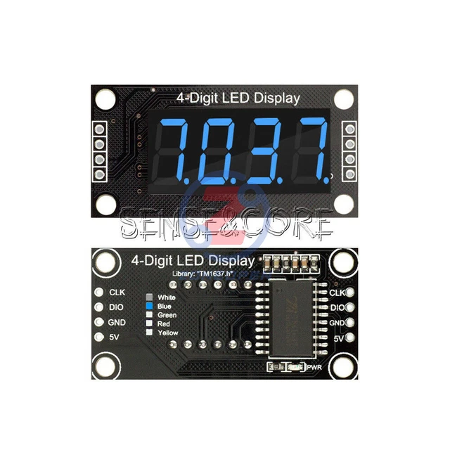 Tm1637 4 Digit 7 Segment Display Module Datasheet FOR SALE! - PicClick