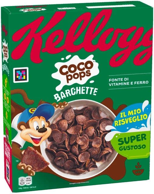KELLOGG'S CEREAL/ BREAKFAST/ Coco Pops Boats Chocolate Vegan .), 330g ...