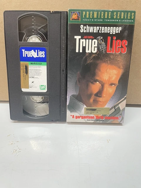 TRUE LIES (VHS, 1995, Arnold Schwarzenegger, Jamie Lee Curtis) $4.00 ...