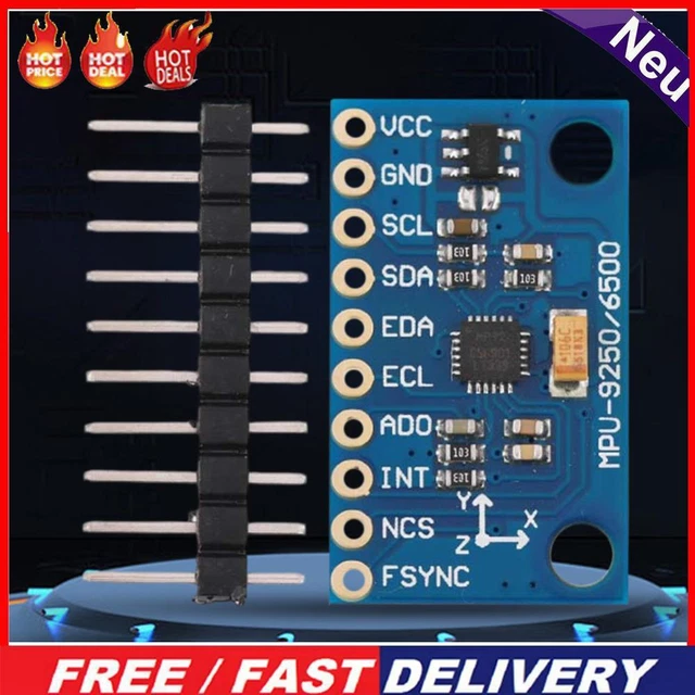 GYRO+ACCELERATOR+MAGNETOMETER SENSOR MODULES IIC/SPI Sensing Devices 3 ...
