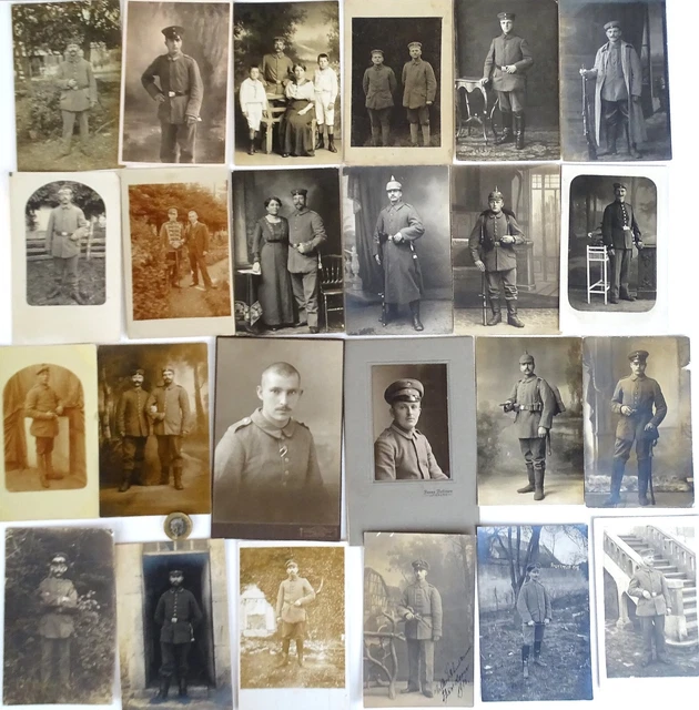 WWI GERMAN PRUSSIAN Soldier Real Photograph Postcards / Military ...