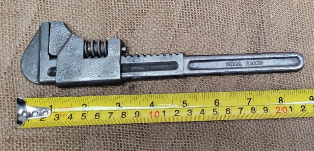 SNAIL BRAND 9’ F Type Adjustable Wrench Vintage Car Tool Kit £12.00 ...