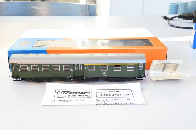 ROCO 44367 DB Umbauwagen AByg 503, 1./2. Klasse, Ep. IV, OVP EUR 18,00 ...