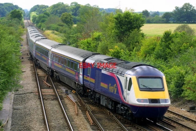 PHOTO CLASS 43 Hst 43017 At Fairwood Junction Westbury On 26/07/02 £2. ...
