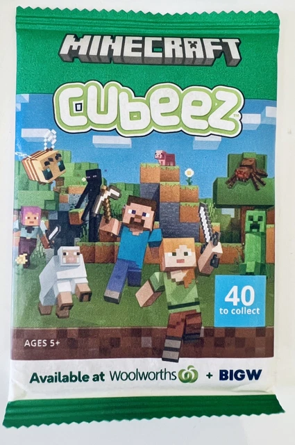 10X WOOLWORTHS MINECRAFT Cubeez Unopened Packs 2025 $1.50 - PicClick AU