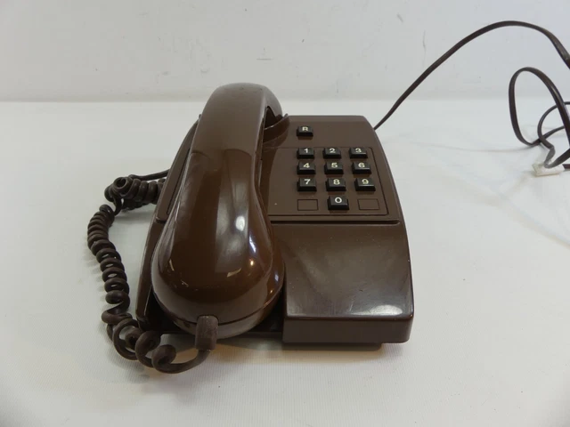 (REF288CC) RETRO BROWN Phone BT S/1000/GF/1981/PR £18.99 - PicClick UK
