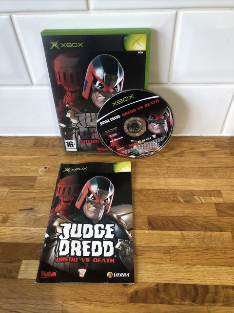JUDGE DREDD - Dredd Vs Death - Original Xbox Game Complete with Manual ...