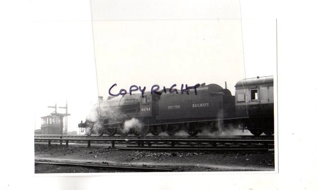 Rail Photo Lms 460 Black 5 44744 Saltley Nr Station Birmingham Mr £2 59