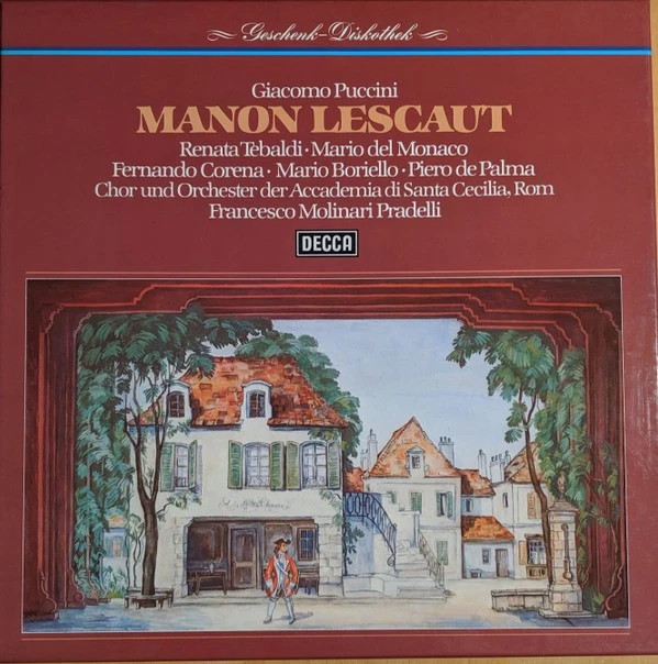 GIACOMO PUCCINI, MARIO del Monaco, Renata Tebaldi, Fernando Corena ...