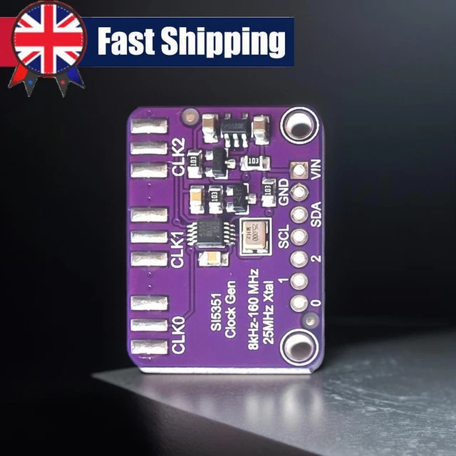 DC 3V-5V SI5351 I2C Square Wave Frequency Generator 8KHz-160MHz Fit for ...