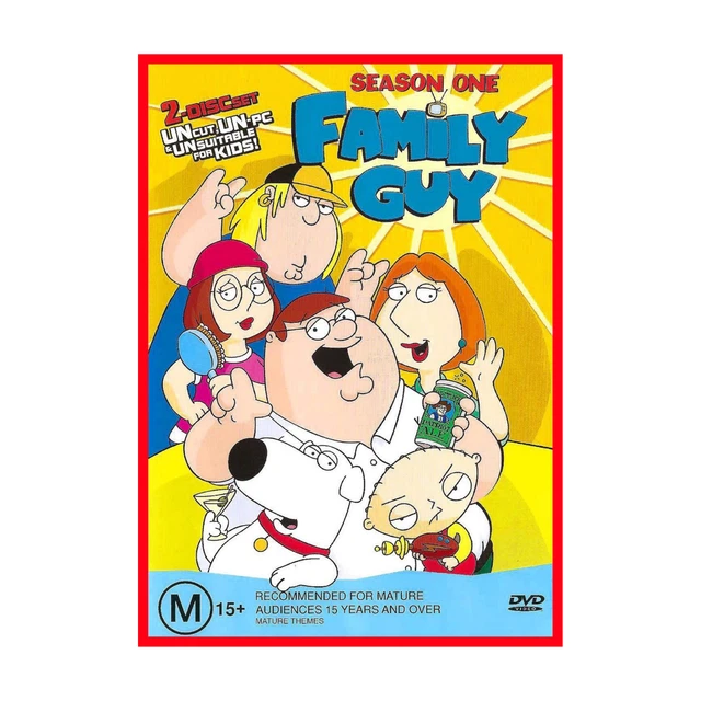 FAMILY GUY SEASON 1 (DVD R4, 2006, 2-Disc Set) Animated Sitcom Seth ...