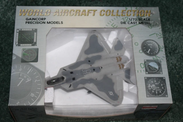 GAINCORP 1:72 F-22 RAPTOR - US AIR FORCE AF001 6001 - Pièces de ...