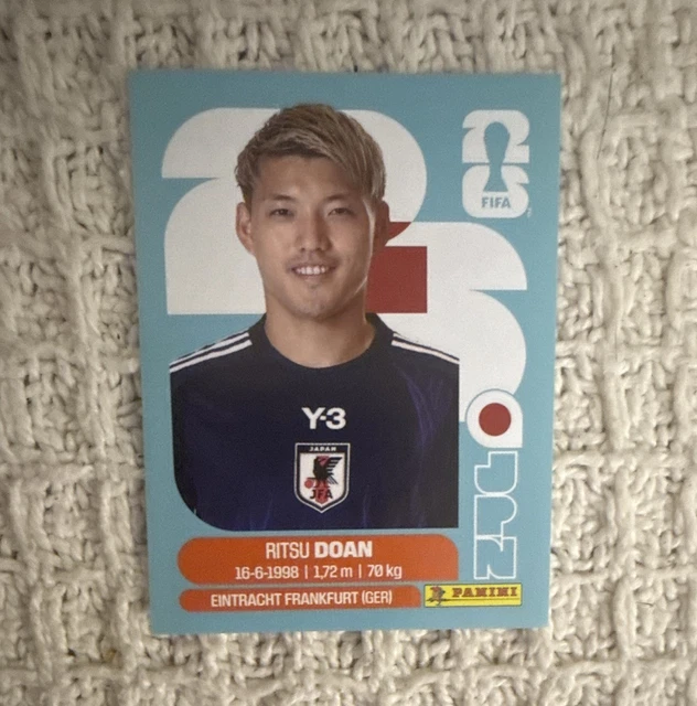 PANINI FIFA WORLD Cup 2026 Japan JPN 14 Ritsu Doan Player Portrait ...