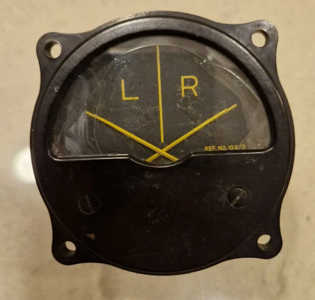 LANCASTER HALIFAX AIRCRAFT Instrument WW2 Visual indicator direction ...