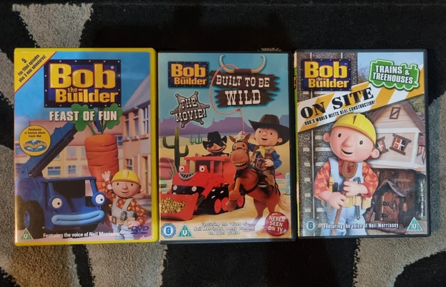 BOB THE BUILDER Dvd Bundle Feast Of Fun, Built To Be Wild And On Site £ ...
