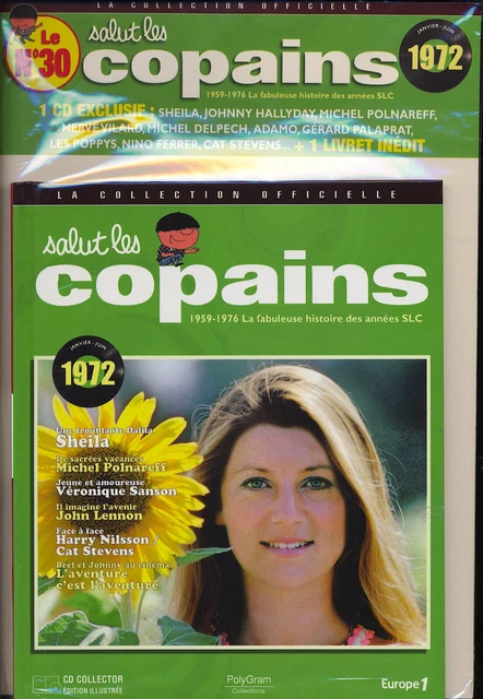 LIVRE+CD SALUT les Copains n° 30, SHEILA, Véronique SANSON, Michel ...