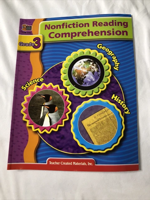 NONFICTION READING COMPREHENSION Grade 3 by Teacher Created Resources ...
