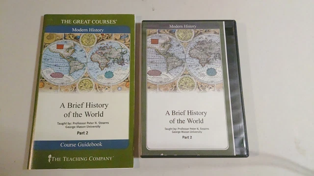 GREAT COURSES: BRIEF History Of The World. Part 2. (Guidebook, DVDs) $7 ...