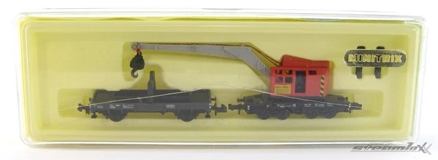 MINITRIX 51 3590 00 N Kranwagen Krupp-Ardelt Kranschutzwagen DB OVP X00001-09179 EUR 22,99 ...