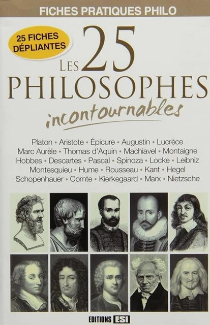 25 PHILOSOPHES INCONTOURNABLES* - Fiches (0) - Brozinska, Anastasiia ...