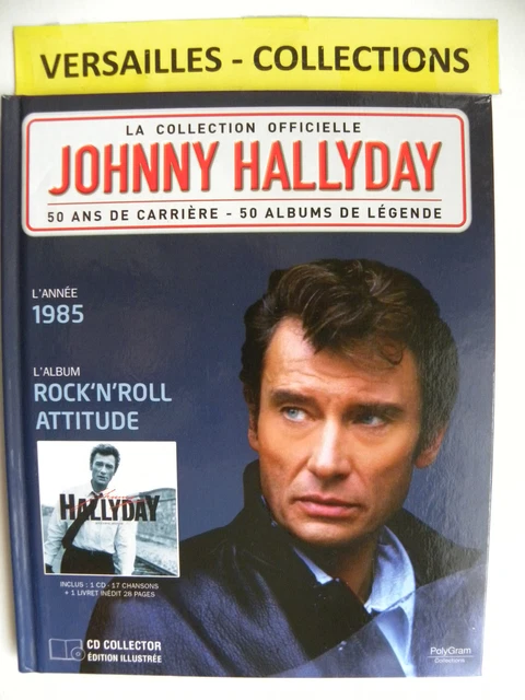 JOHNNY HALLYDAY LA collection officielle 50 ans de carrière 1985 Rock'N ...