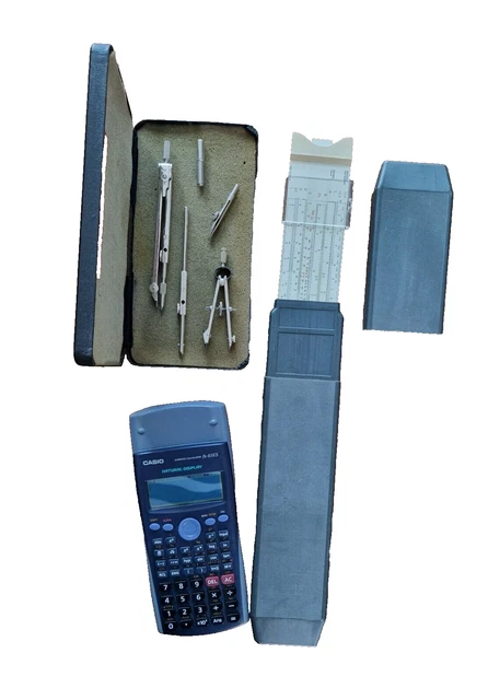 CASIO SCIENTIFIC CALCULATOR fx-83ES, BRITISH THORNTON Slide Rule ...