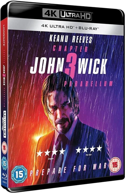 JOHN WICK: CHAPTER 3 - Parabellum Blu-ray (2019) Halle Berry Quality ...
