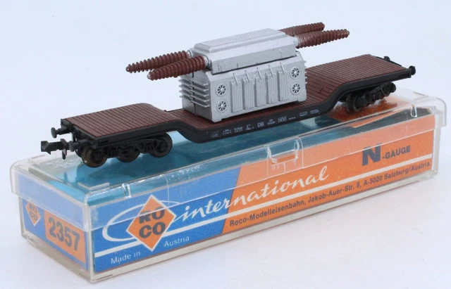 ROCO N 2357 DB Schwerlastwagen mit Trafo OVP Spur N EUR 12,90 - PicClick DE