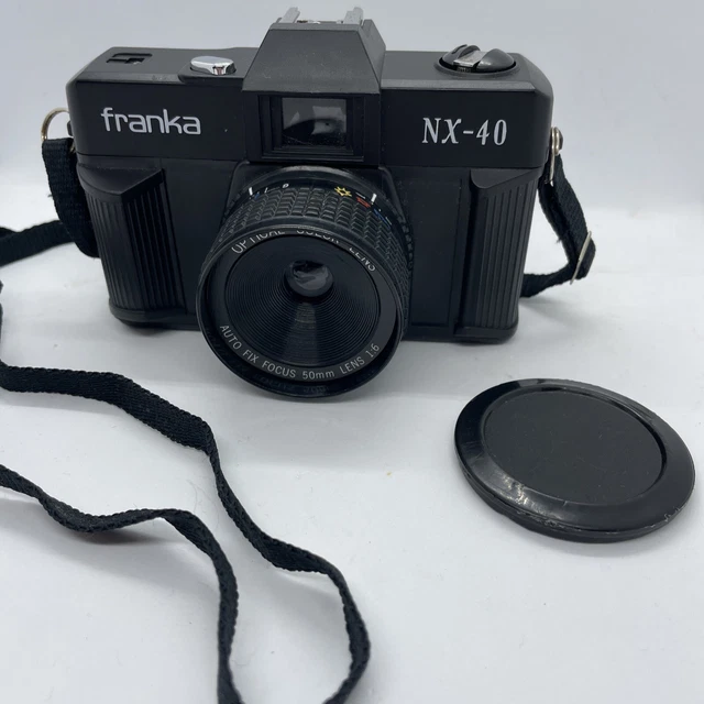 FRANKA NX-40 POINT & Shoot Compact 35mm Film Camera W Strap & Lens Cap ...
