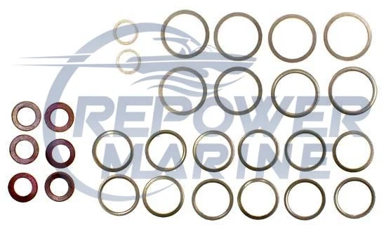 FUEL PIPE WASHER Kit for Volvo Penta Marine 2003, 2003AG, 2003B, 2003BG ...