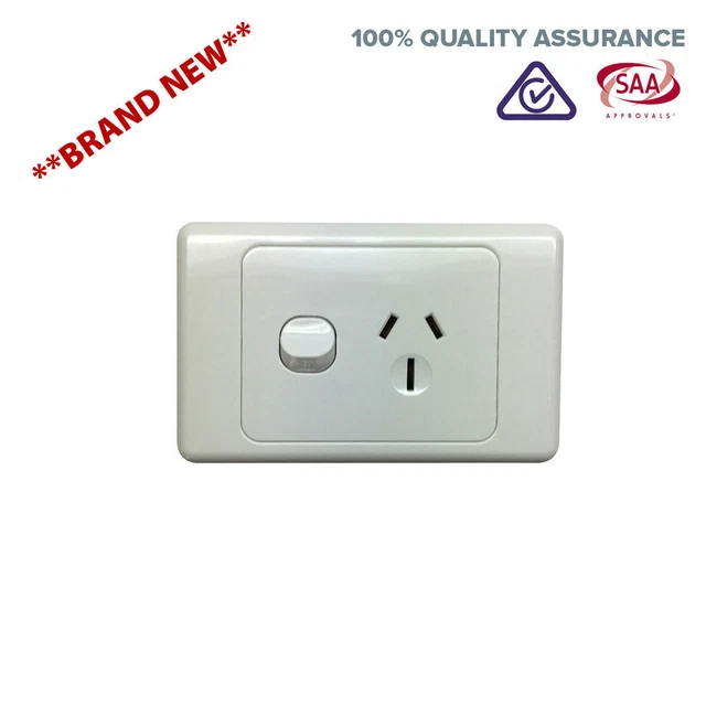 15A AMP SINGLE Power Point GPO Power point SGPO $11.52 - PicClick AU