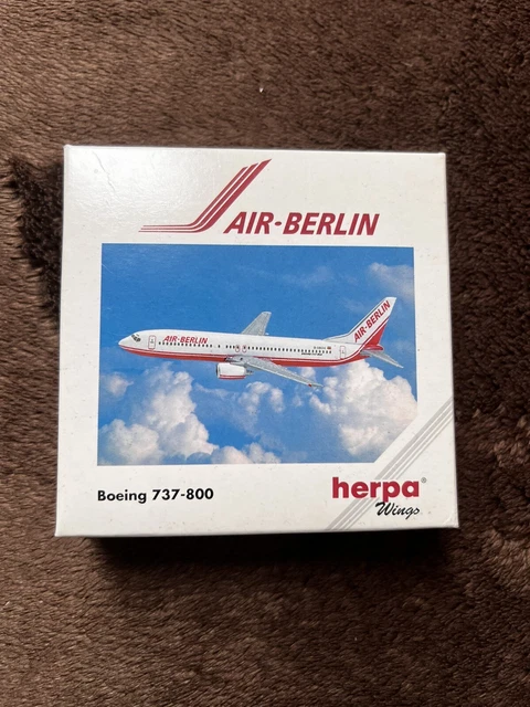 HERPA WINGS 1:500 #511193 Flugzeug Boeing 737-800 Air Berlin D-ABAH Neu mit OVP EUR 19,95 ...