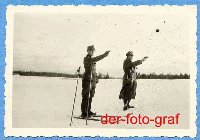 FOTO, RUSSLAND, PISTOLEN-SCHIESSÜBUNG, Winter, um 1941 ! EUR 9,99 ...