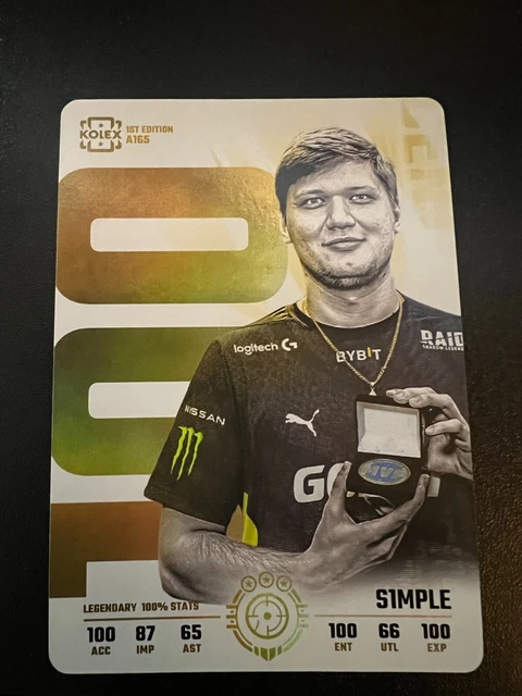 KOLEX S1MPLE CENTURION CSGO 2022 Card Physical £125.00 - PicClick UK