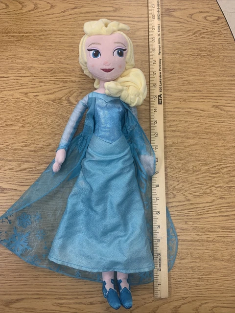 OFFICIAL DISNEY STORE Princess Elsa Large Frozen Plush Stuffed Toy Doll ...