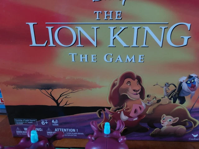 THE LION KING Boardgame by Cardinal Disney Simba Family Board Game ...