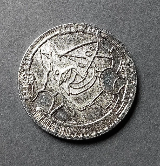 MEGA AGGRON POKEMON Coin Medal Silver Japanese Nintendo 2016 From Japan ...