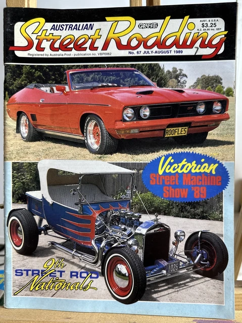 GRAFFITI AUSTRALIAN STREET Rodding Magazine No.67 July/August 1989 In ...